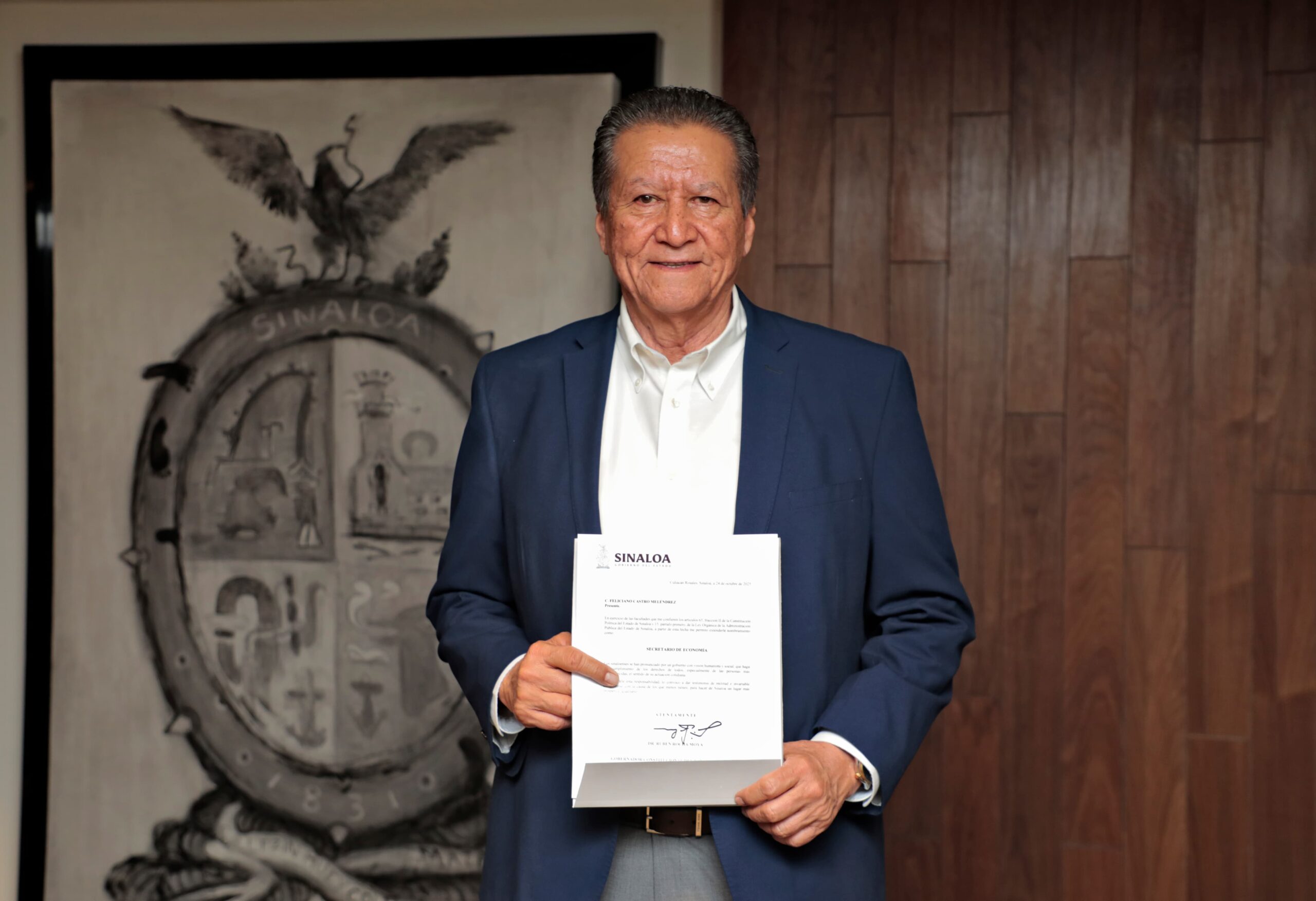 Feliciano Castro Meléndrez es nombrado secretario de Economía de Sinaloa tras su salida de la ...